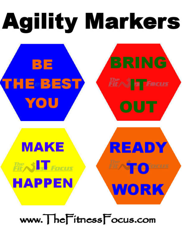 Free Downloadable Agility Markers Perfect for Workouts like Shift Shop